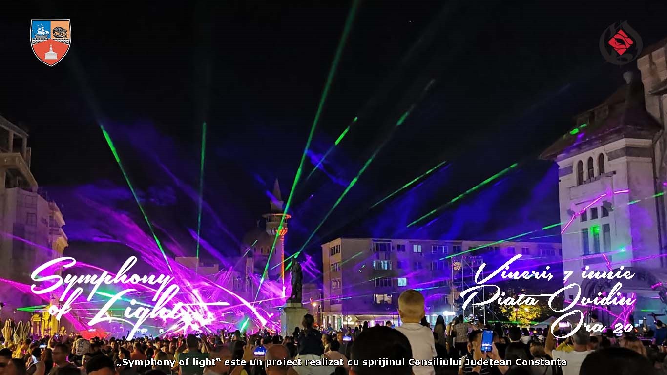 Lumini și culoare pe cerul Constanței: „Symphony of light“ - Spectacol ...
